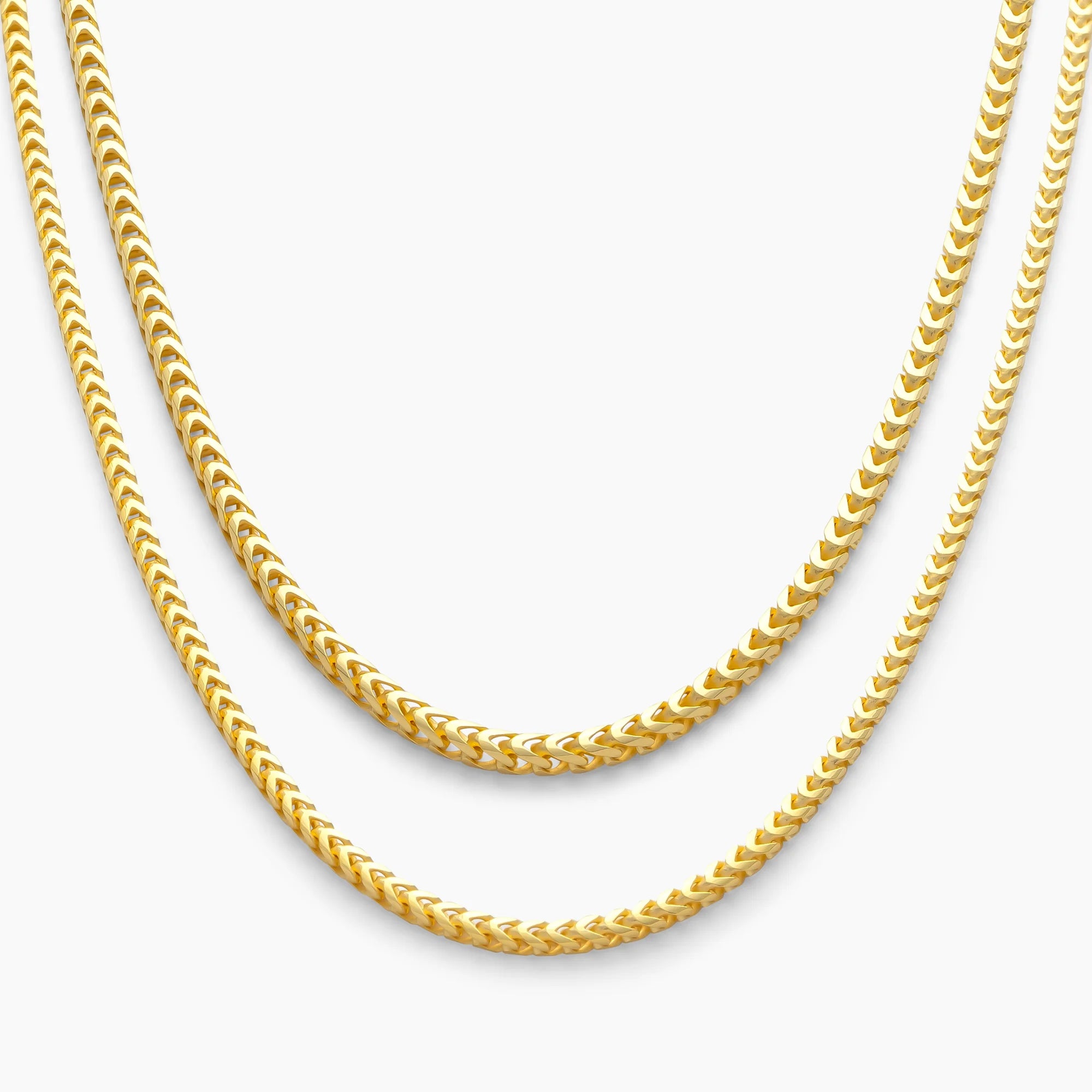 Franco Chain Stack - Men's Gold Chain Stack