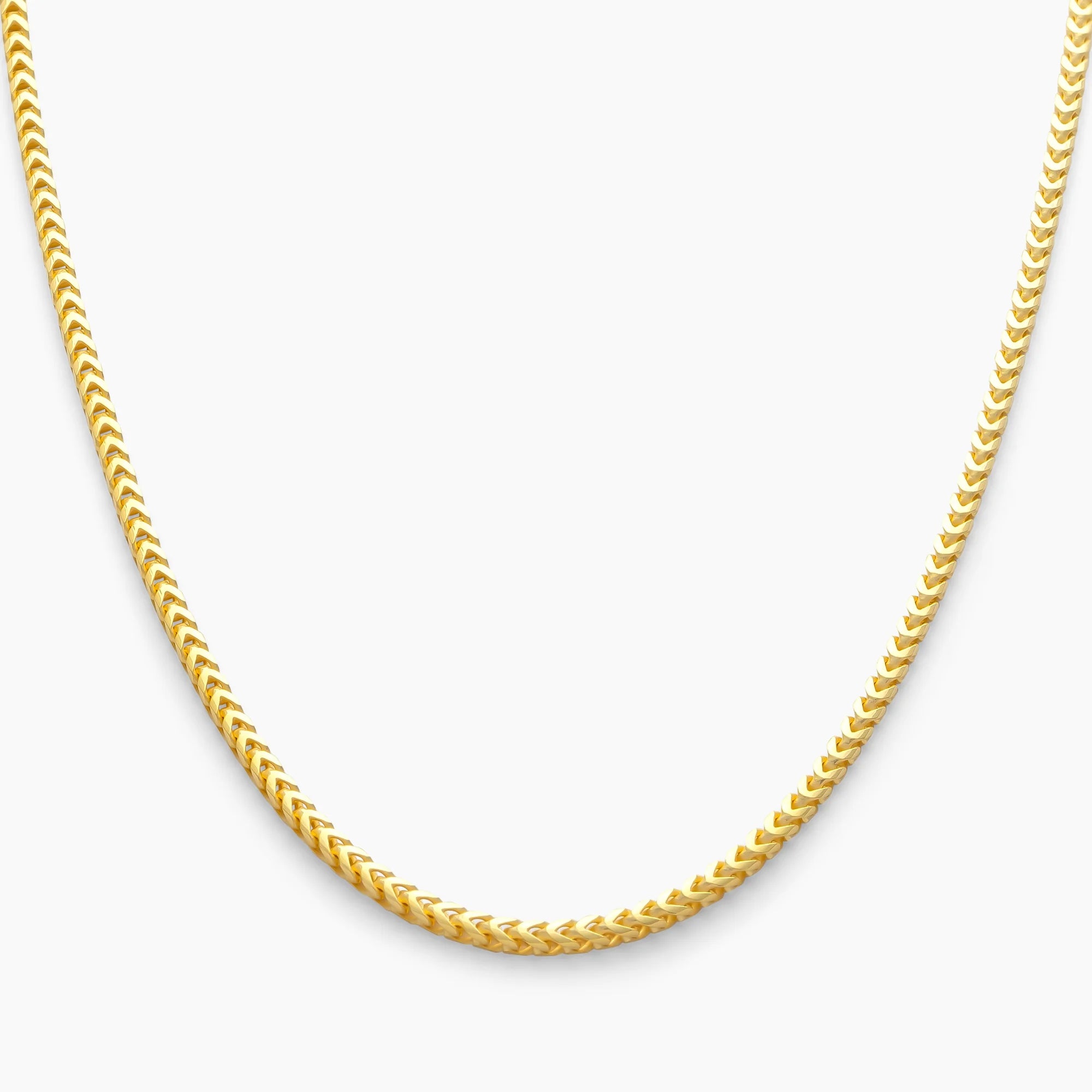 Franco Chain - 2.5mm - Men's Gold Chain